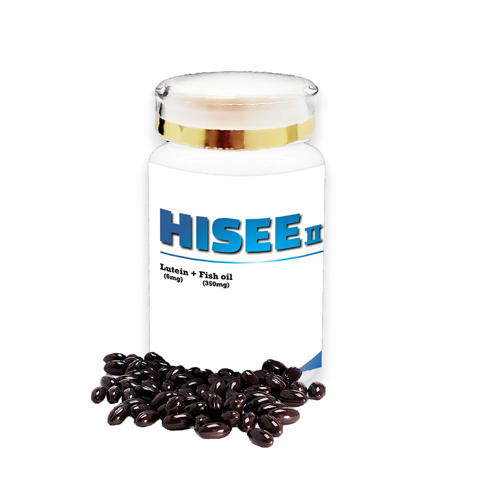 罐裝-HISEE 海吉葉黃素 魚油軟膠囊II 30顆/瓶 - HYGEIANURSE 海吉尼斯